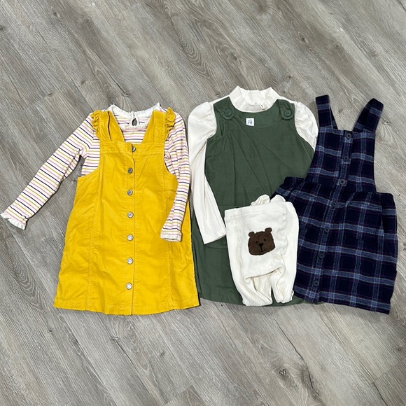 GAP | Dresses | Gap 4t Girls Jumper Dresses And Matching Tops | Poshmark